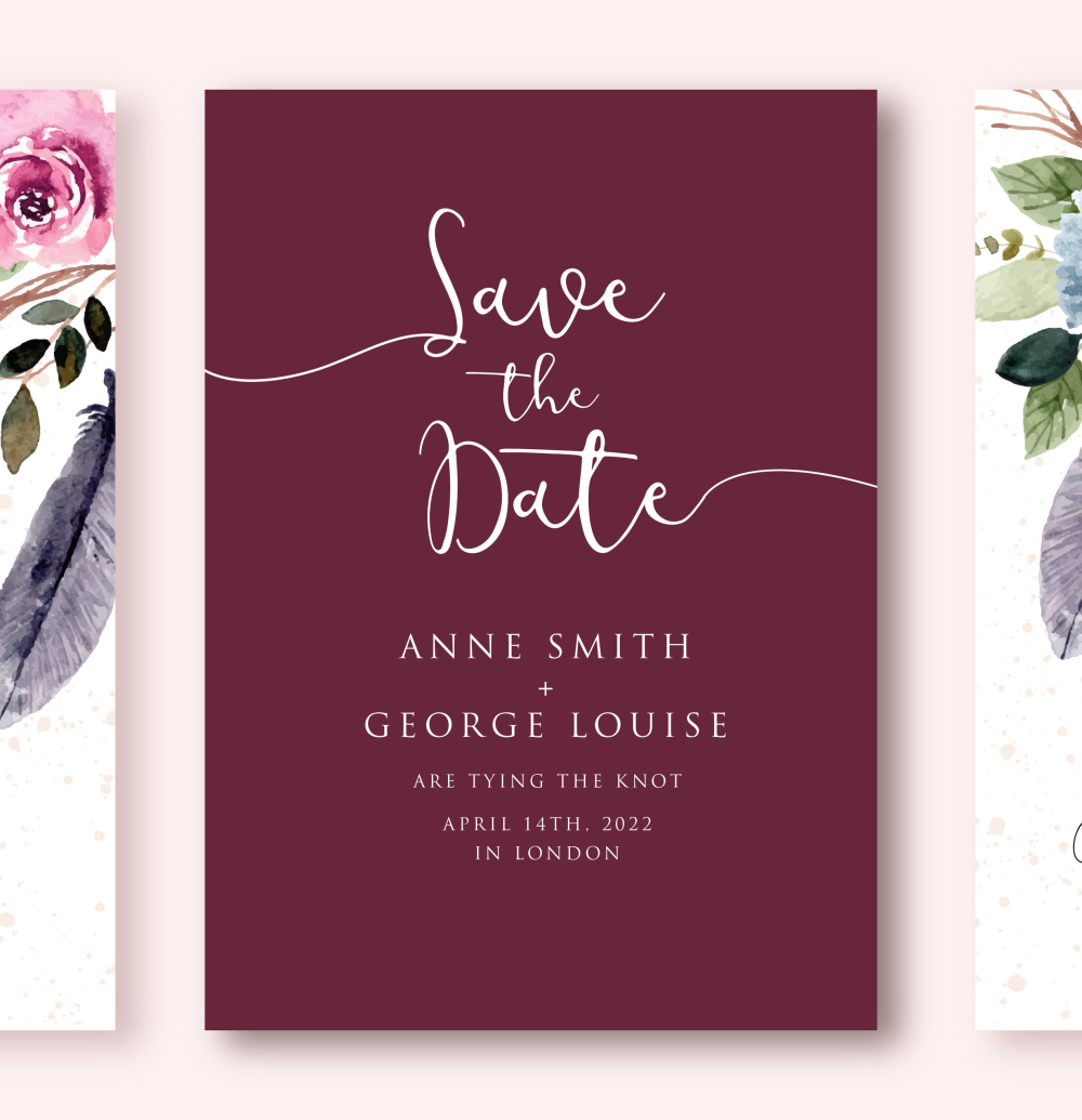 Wedding Invitations - Graphic Design Gold Coast